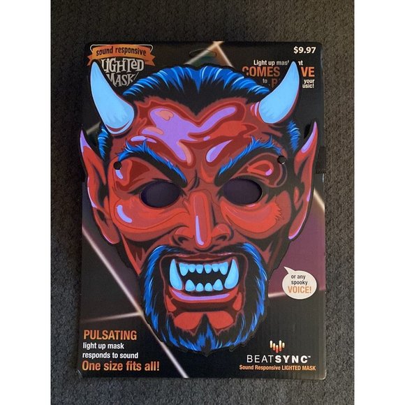 Ben Cooper | Holiday | New Sound Activated Horned Devil Mask Beatsync ...